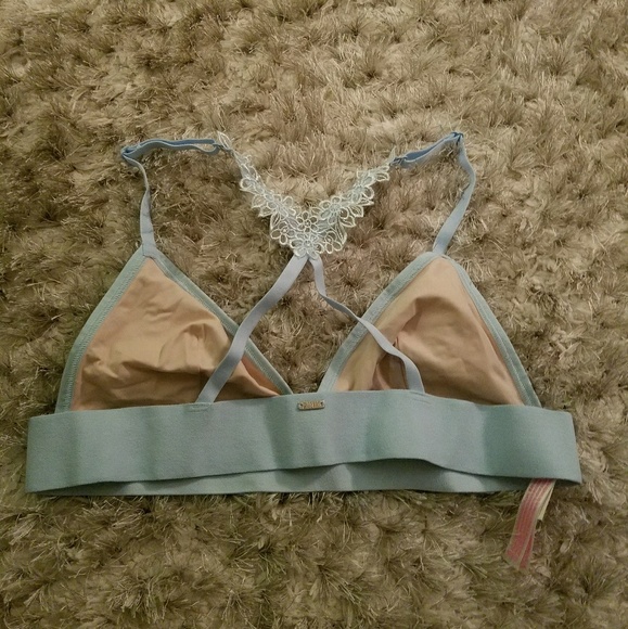 PINK Victoria's Secret | Tops | Pink Cute Baby Blue Color Bralette ...